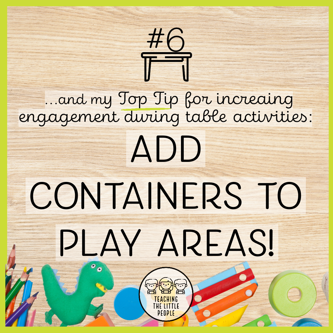 Increase Preschool Student Engagement During Table Activities in Six ...